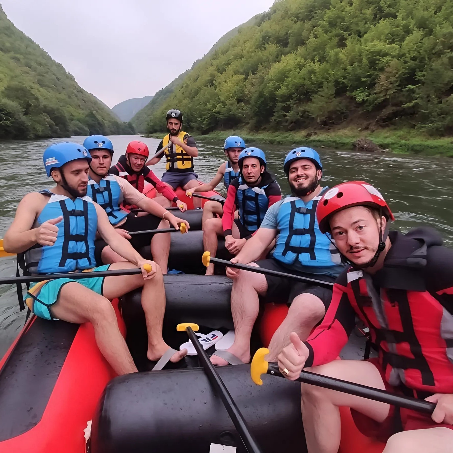 Rafting & Swimming at Drini i Zi river day tour from Tirana / Durres ...